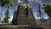 Golden Obsidian 4-Tower Keep City Home - Shroud of the Avatar Wiki - SotA