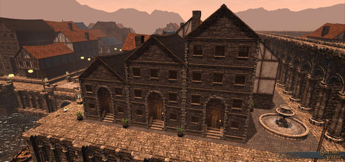 Stone 2-Story Row House - Shroud of the Avatar Wiki - SotA